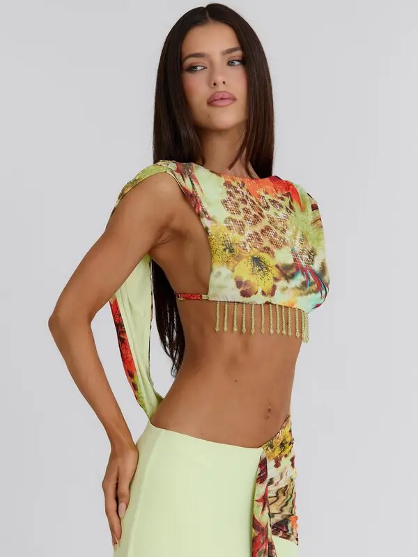 OUTCAST Briana Maxi Dress Tigerlily