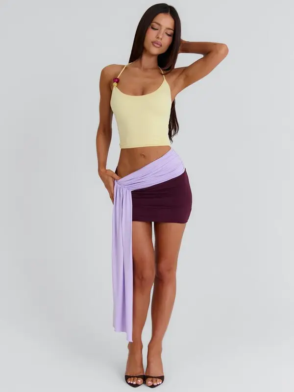 OUTCAST Kenley Mini Dress And Purple