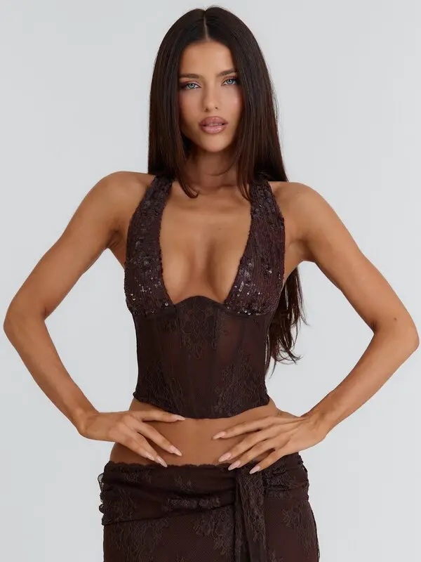 OUTCAST Debbie Top Chocolate