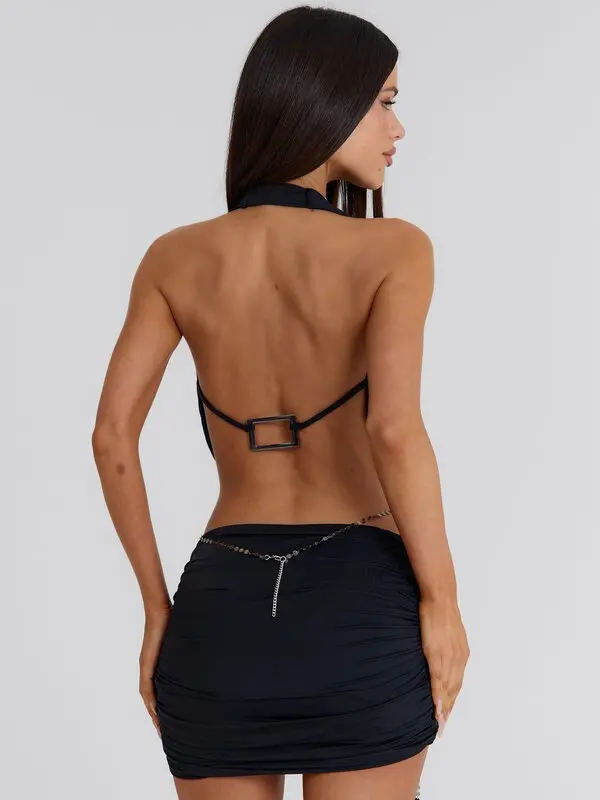 OUTCAST Katy Crop Top - Black