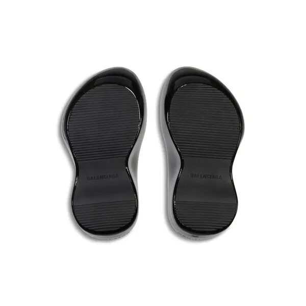 Balenciaga Technoslide Sandals - Black