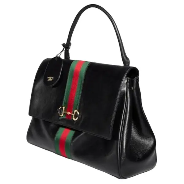 Gucci Horsebit 1955 Top Handle Bag - Black