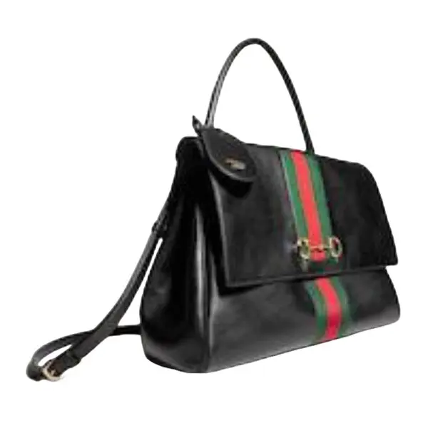 Gucci Horsebit 1955 Top Handle Bag - Black