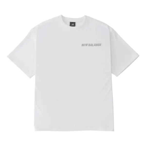 NEW BALANCE Met24 Reflection Nb Logo T-shirt Asia Sizing - White