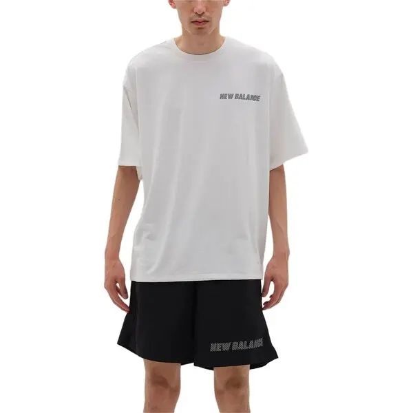 NEW BALANCE Met24 Reflection Nb Logo T-shirt Asia Sizing - White