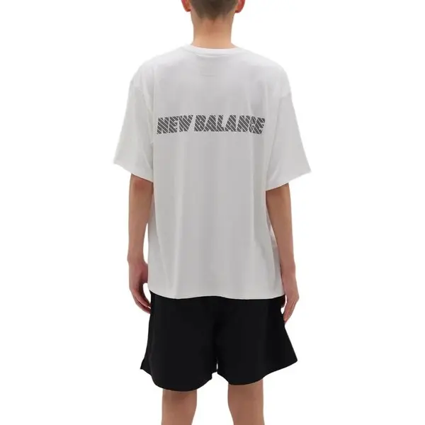 NEW BALANCE Met24 Reflection Nb Logo T-shirt Asia Sizing - White