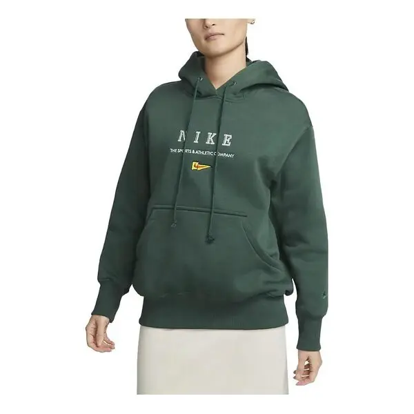 Nike Nsw Os Fleece Pullover L/s Hoodie - Green