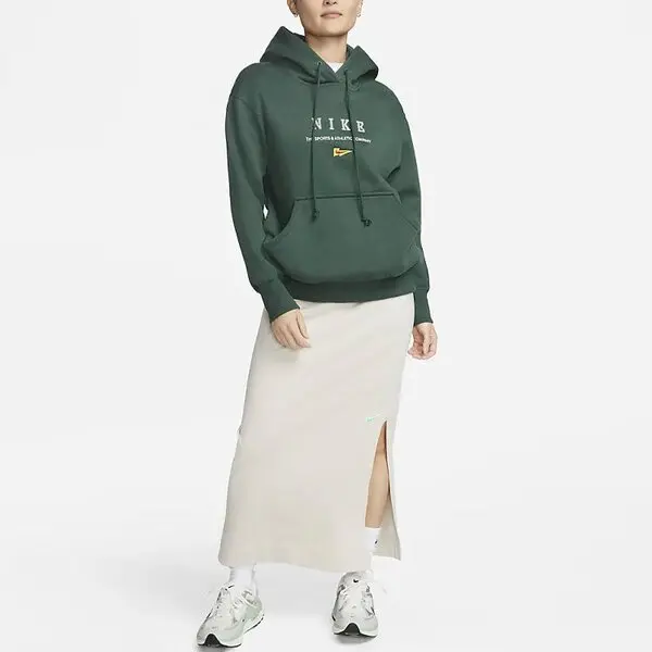 Nike Fleece Pullover Hoodie - Green