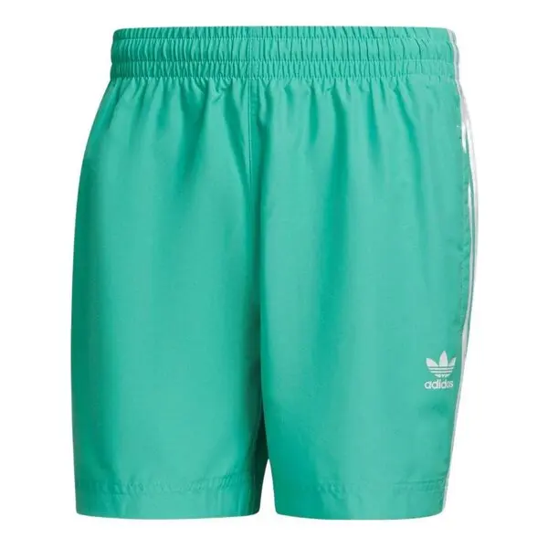 Adidas Adicolor Classics 3-stripes Swim Shorts - Green