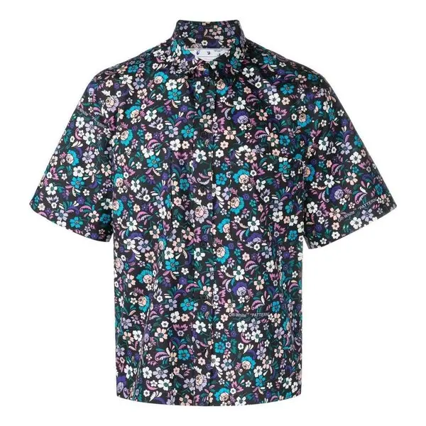 Off-White Ss23 Flowers Summer Cotton Shirt - White