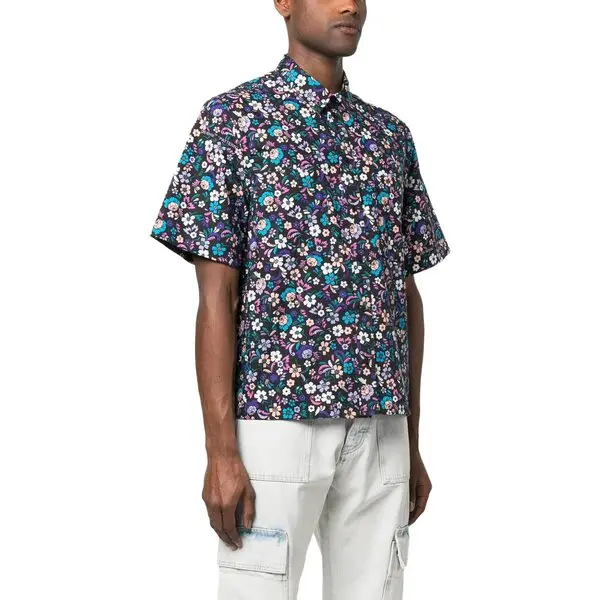 Off-White Ss23 Flowers Summer Cotton Shirt