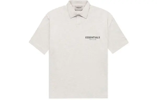 Fear Of God Fw21 Polo Shirt 'light Heather Oatmeal