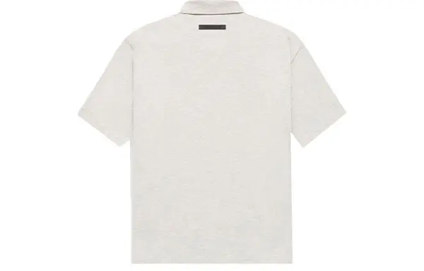Fear Of God Fw21 Polo Shirt 'light Heather Oatmeal