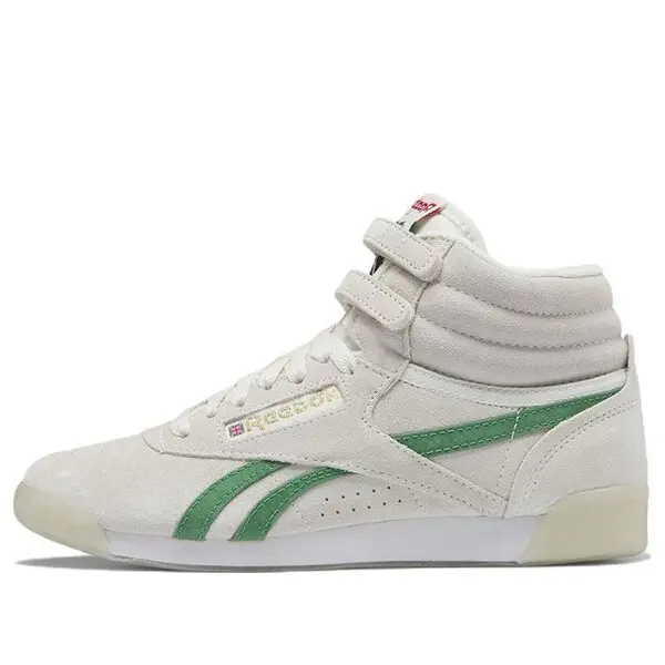 REEBOK Freestyle High Top Sneakers - White/green/red