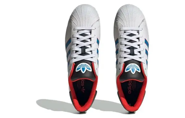 Adidas Originals Superstar 'white Blue Red