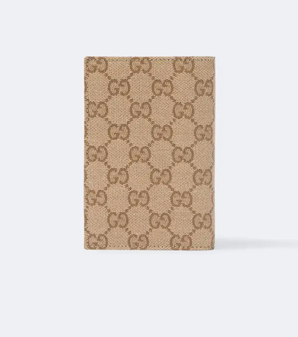 Gucci Essence Classic Gg Canvas Passport Holder