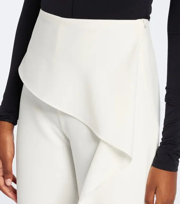 Roland Mouret Draped Flared Pants