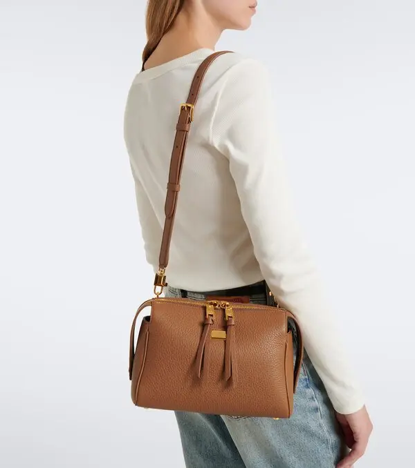 Dolce & Gabbana Vittoria Small Leather Top-handle Bag - Brown