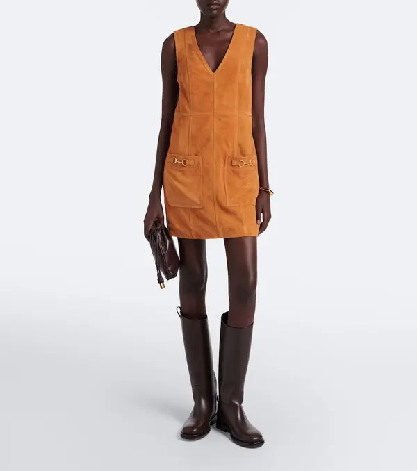 Ulla Johnson Sloane Suede Minidress