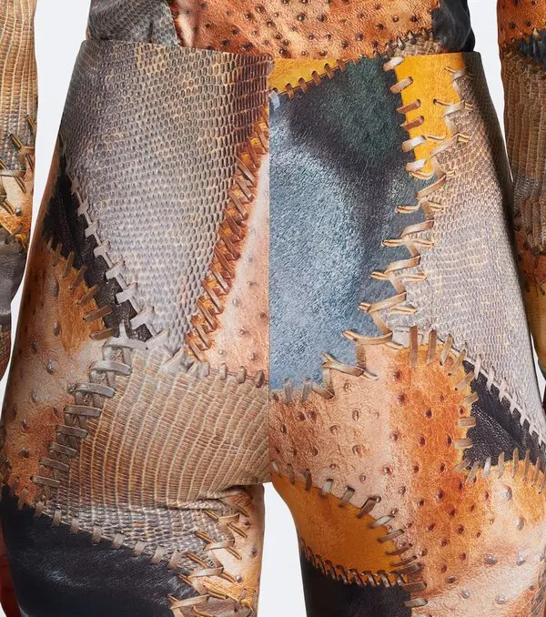 Roberto Cavalli Trompe-l'oeil Flared Pants