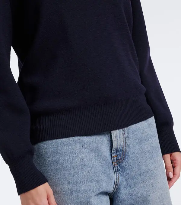 RÓHE Wool Sweater - Blue