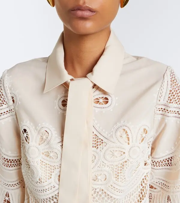 Elie Saab Embroidered Mini Dress