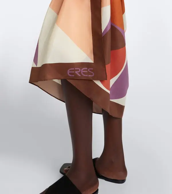 ERES Luisa Printed Cotton And Silk Beach Cover-up - Multicoloured