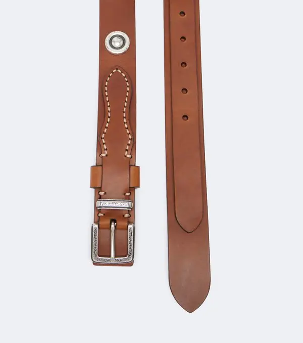 Etro Studded Leather Belt