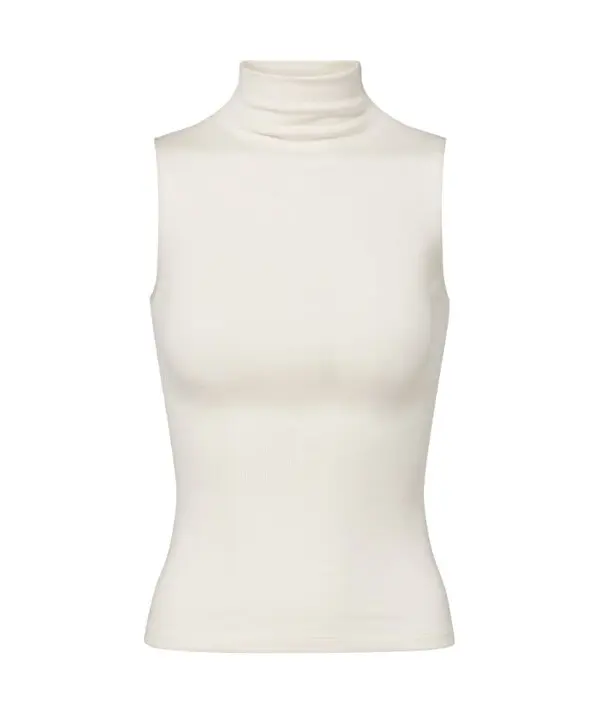 Ralph Lauren Naomie Silk-blend Turtleneck Top