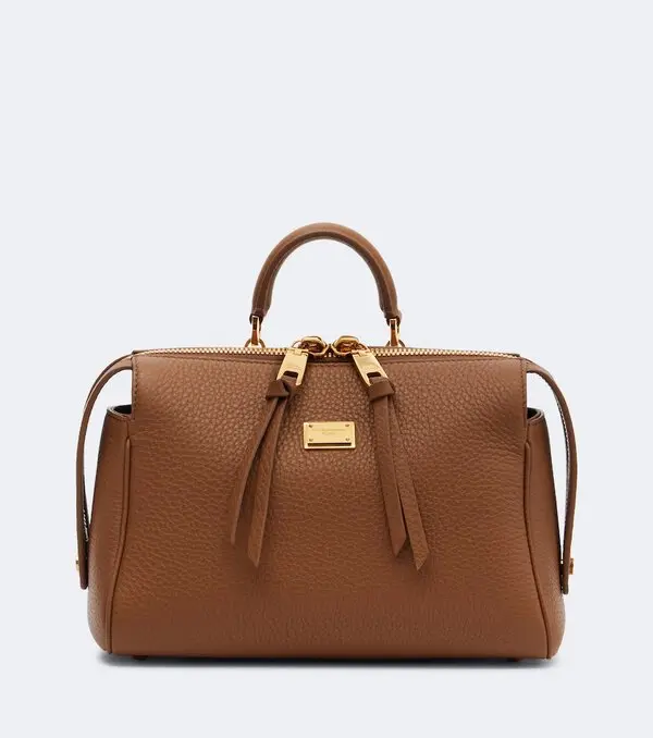 Dolce & Gabbana Vittoria Top Handle Bag - Brown
