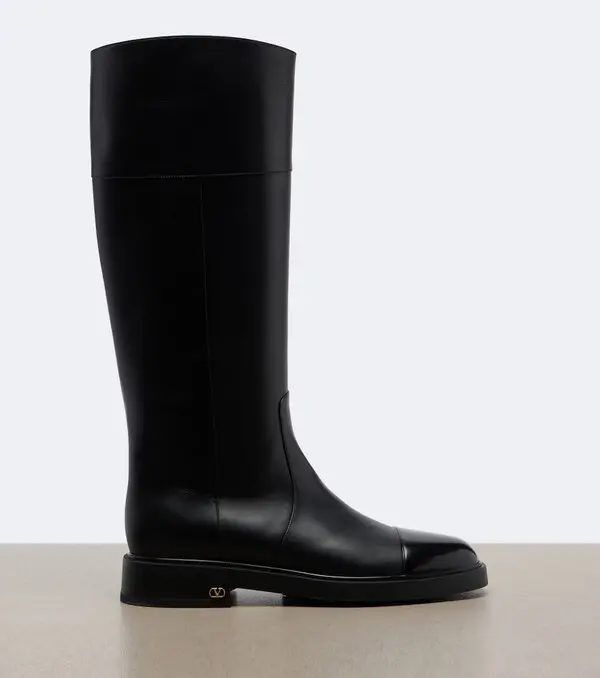 Valentino Garavani Leather Knee-high Boots