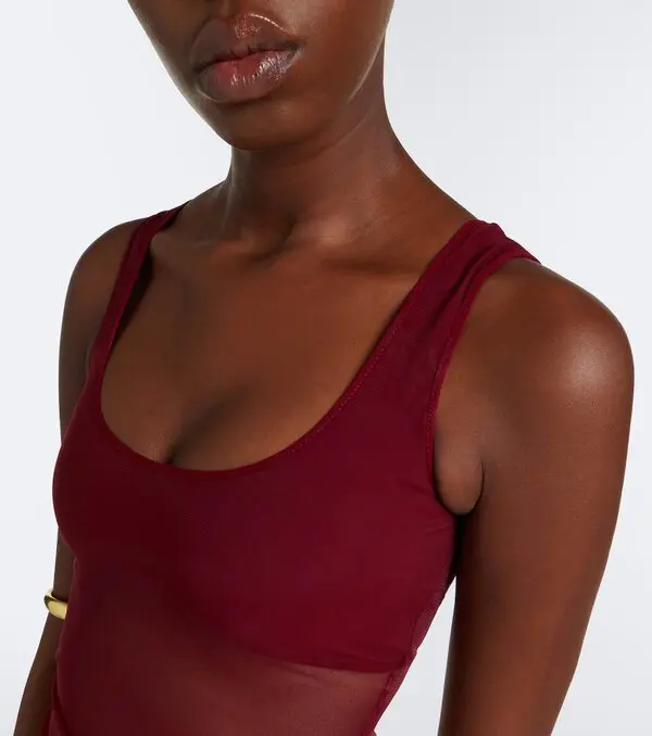NENSI DOJAKA Semi-sheer Tank Top