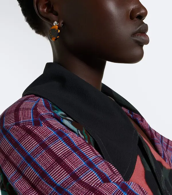 Dries Van Noten Embellished Drop Earrings