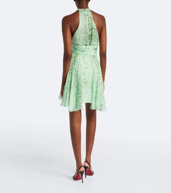 Roberto Cavalli Printed Silk Mini Dress