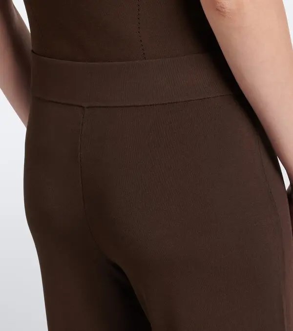 JOSEPH Zeta Knitted Cropped Straight Pants