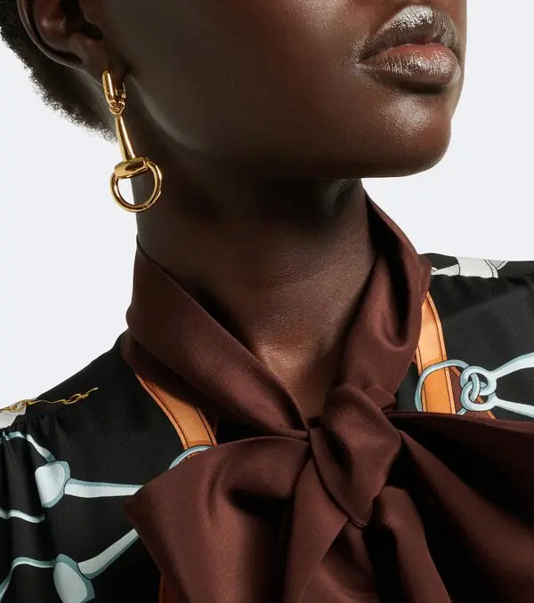 Gucci Horsebit Drop Earrings