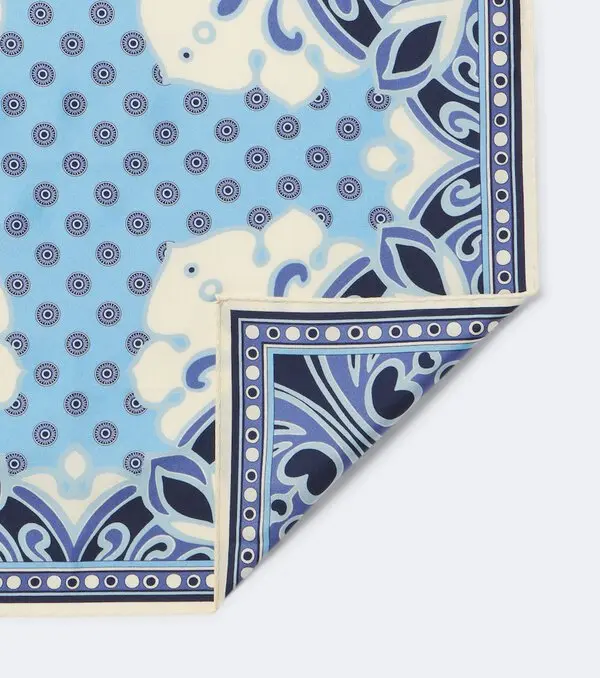La DoubleJ Printed Silk Twill Scarf