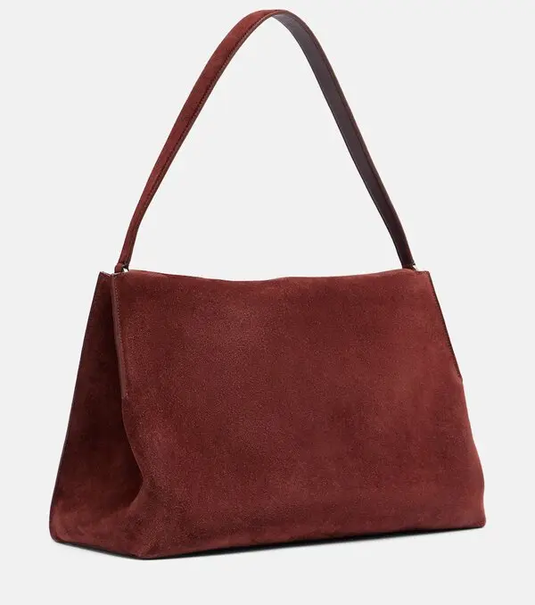 Nour Hammour Amal Suede Shoulder Bag