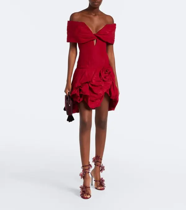Rene Caovilla Floriane Embellished Floral Sandals