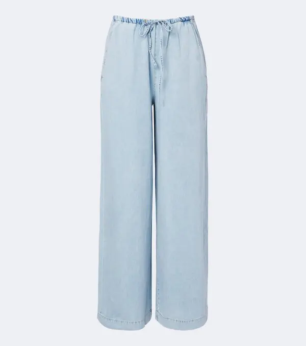 FRAME The Offshore Wide-leg Pants - Blue