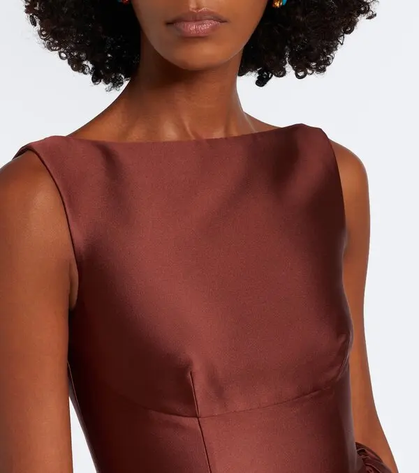 Roland Mouret Taffeta Midi Dress