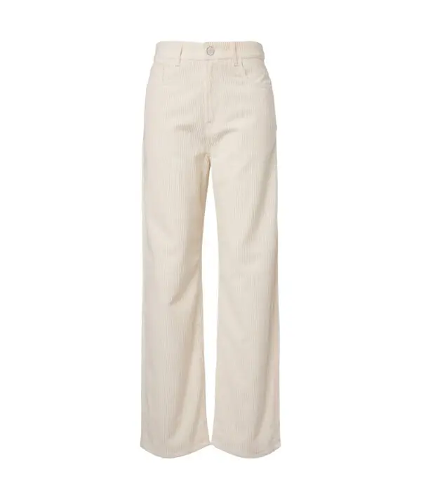 RÓHE Bruun Cotton Corduroy Straight Pants - White