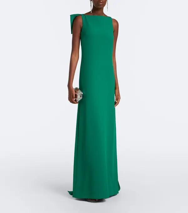 Safiyaa Mallory Crepe Gown