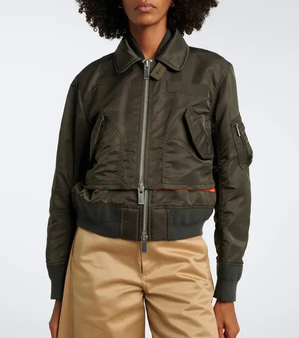 Sacai Layered Technical Bomber Jacket