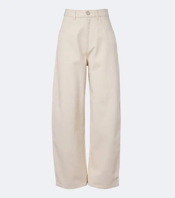 RÓHE R�he Berber Barrel-leg Jeans - White