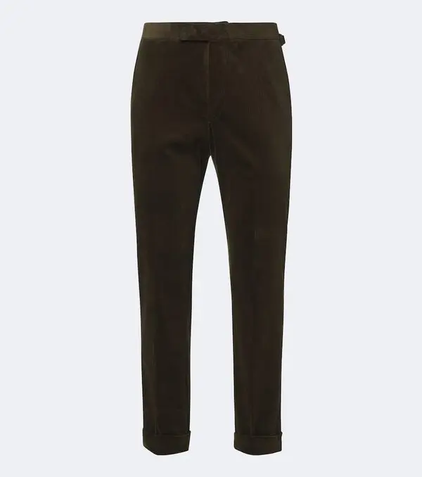 Polo Ralph Lauren Cotton Corduroy Tapered Pants - Green