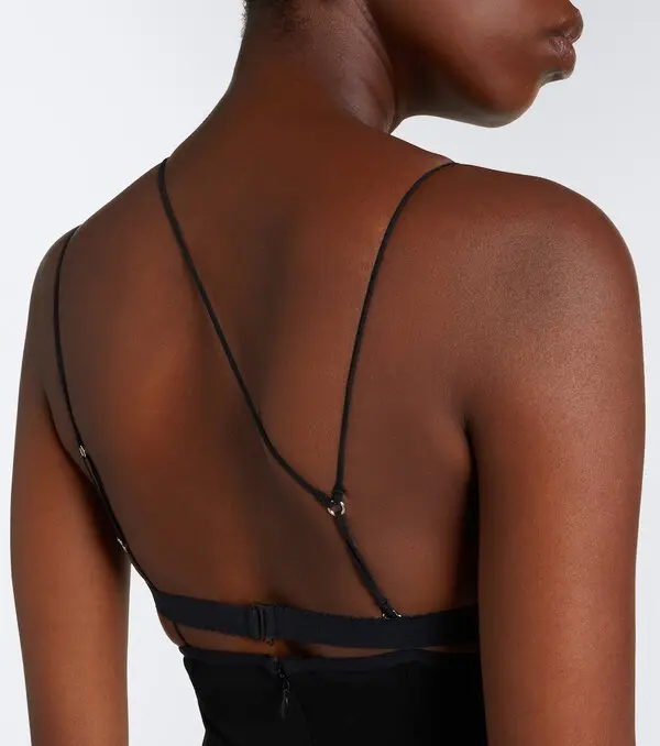 NENSI DOJAKA Cutout Lace-trimmed Maxi Dress