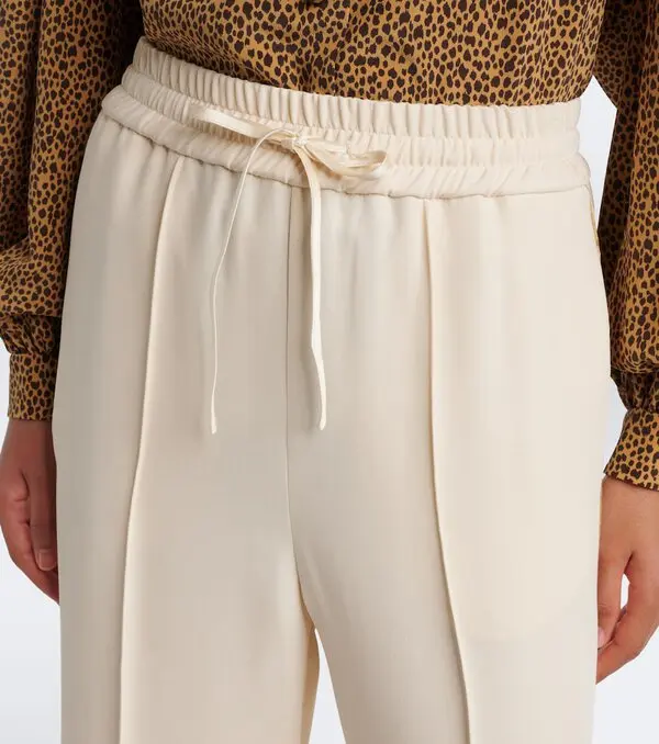Valentino Garavani Cady Couture Wide-leg Pants
