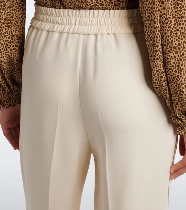 Valentino Garavani Cady Couture Wide-leg Pants
