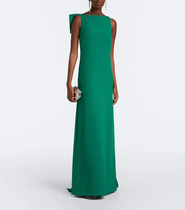Safiyaa Mallory Crepe Gown